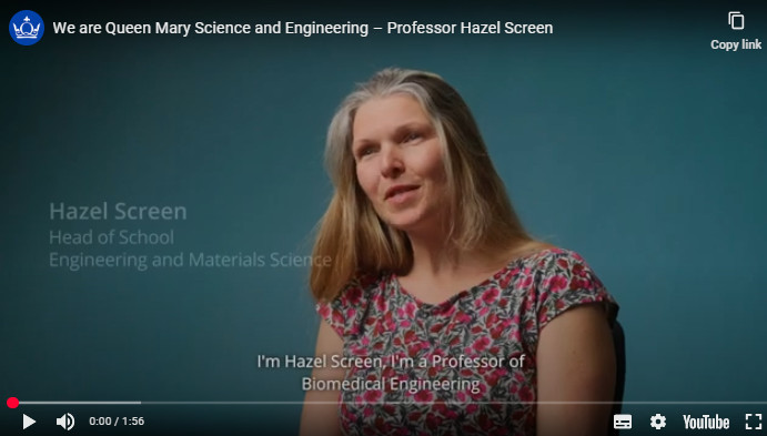 Prof Hazel Screen speaking to celebrate International Women's Day: QMUL ...